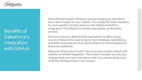Github Integration With Salesforce In 4 Steps Pdf