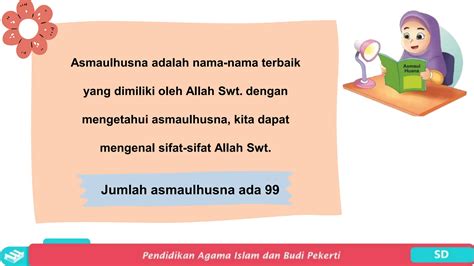 Ppt Bab Kelas Ayo Mengenal Allah Melalui Asmaul Husna Pdf