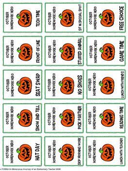 October Homework Bundle