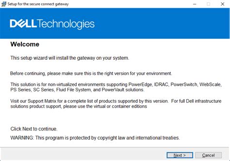 How To Install And Register Secure Connect Gateway Scg On Windows Server Dell India