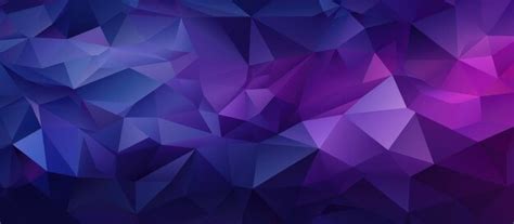 Premium Photo Elegant Dark Purple Polygonal Gradient