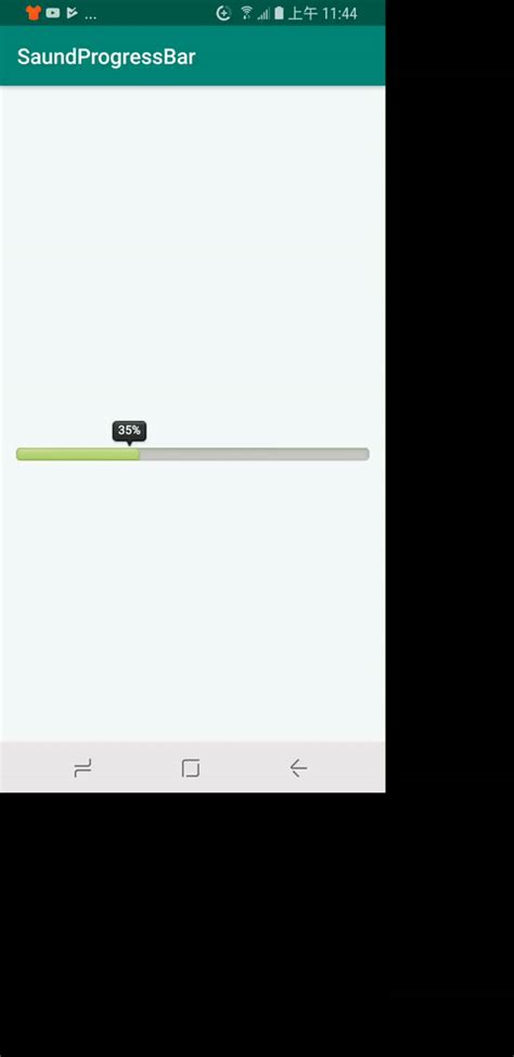 Saundprogressbar 一个自定义的 Progressbar，添加了指示器功能，更 Codekk Androidopen