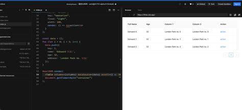 Bug Table does not need to scroll to appear scrollbar Table无需滚动出现滚动条