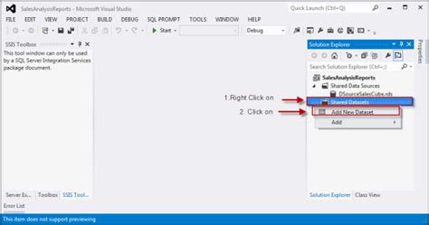 create first ssrs report with sql server analysis services olap cube codeproject