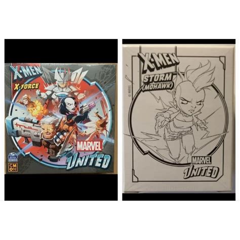 Marvel United X Men X Force Storm Mohawk Miniature Limited