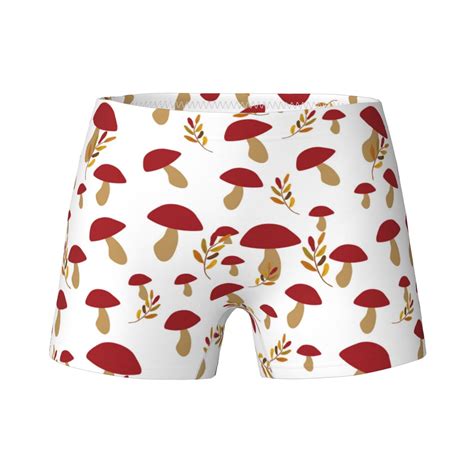 Girls Underwear Red Mushroom Cute Soft Breathable Cotton Girls Panties