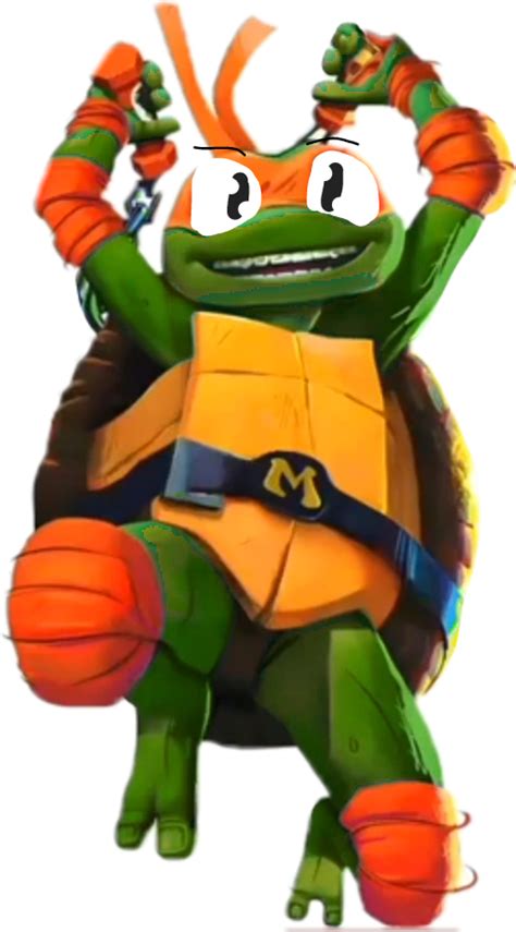 Tmnt Mutant Mayhem Mikey Render By Ryusf22shouryuken On Deviantart