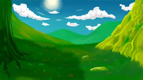 Пейзаж красивые картинки нарисовал сам Background авторское Anime Аниме