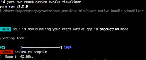compilation fails · issue 2 · ijzerenhein react native bundle visualizer · github