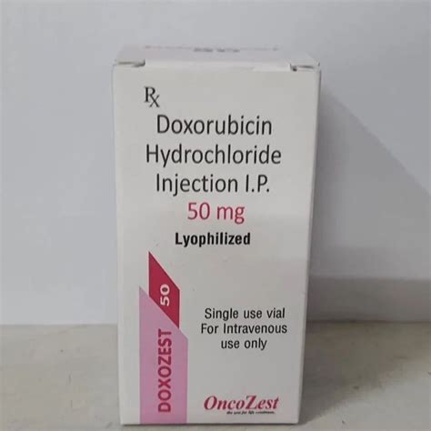 Doxorubicin Hydrochloride Injection 50 Mg At ₹ 546 Box In New Delhi Id 2852093052988