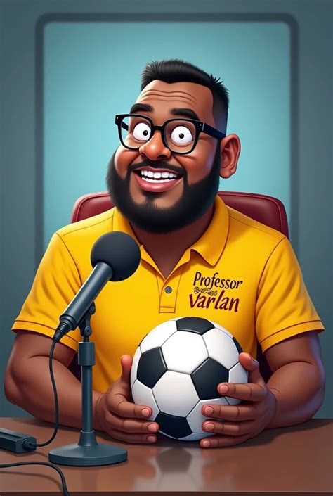 Create A Caricature Image Of A 5 Football Coach With A Broad Seaart Ai