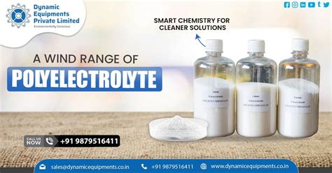 Cationic Anionic And Non Ionic Polyelectrolyte Manufacturer Dynamic Equipments Pvt Ltd