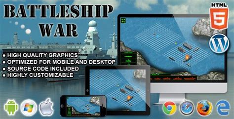 Battleship War Html5 Skill Game Codemarket