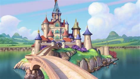 Sofia The First Photo Sofia Castle Backdrops Backgrounds Castle Background Sofia The First