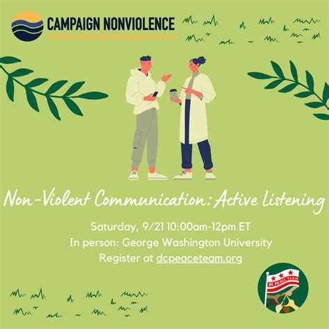 Nonviolent Communication Active Listening Diverse City Fund