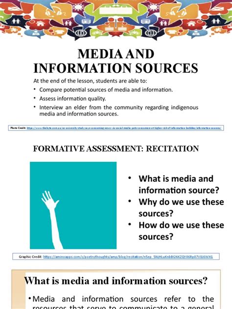 Media And Information Sources Pdf Mass Media Libraries