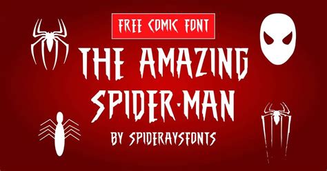 The Amazing Spider Man Font Dafont Free
