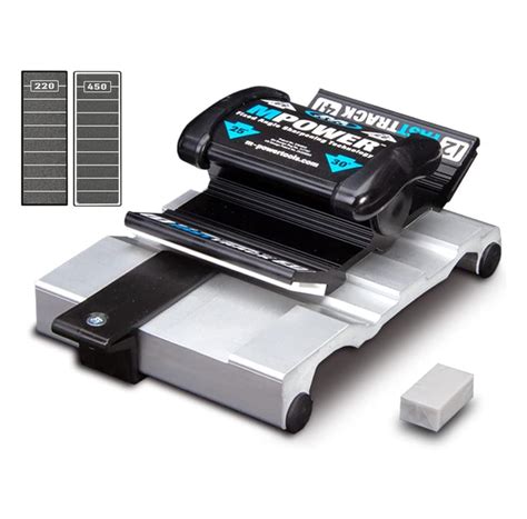 Chisel Sharpening Jig With Fixed Honing Angles Sharpener Kit Includes 2x 3 Inch Sharpening