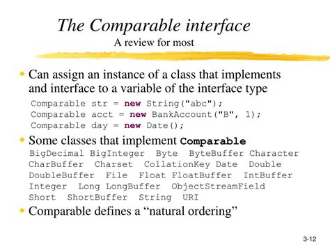 Ppt Polymorphism And A Few Java Interfaces Powerpoint Presentation Id5672617
