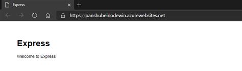 Node Js Node JS Deployment To Azure Web App Service ERROR You Do