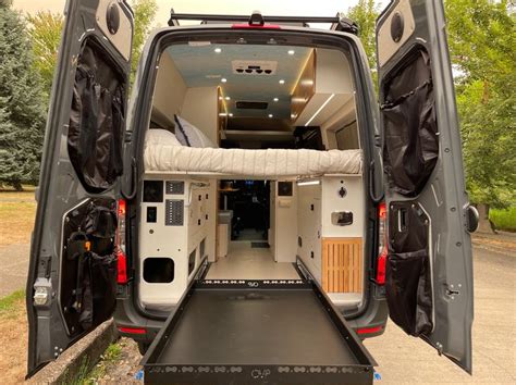 Garage Slide Out Tray Usa Made Owl Vans Van Storage Van Life Diy
