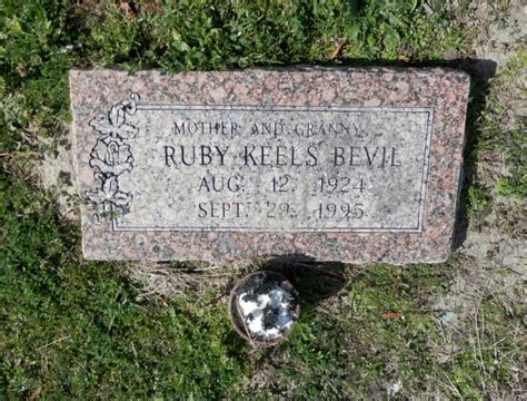Ruby Maye Keels Bevil 1924 1995 Find A Grave Memorial