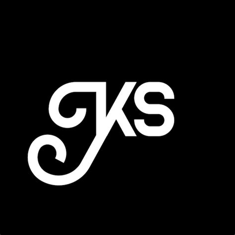 Premium Vector Ks Letter Logo Design On Black Background Ks Creative Initials Letter Logo