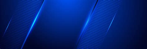 기업 네온 스타일 블루 와이드 배너 디자인 배경 짙은 파란색 기술 기하학적 배경을 가진 추상적인 3d 배너 디자인 벡터 일러스트레이션 0명에 대한 스톡 벡터 아트 및 기타