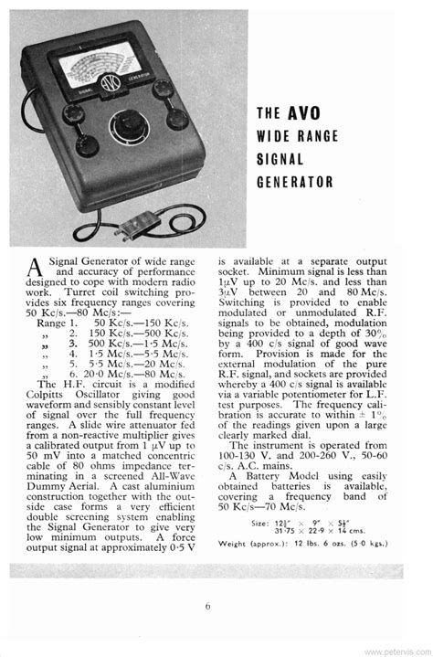 AVO Electrical Testing Instruments