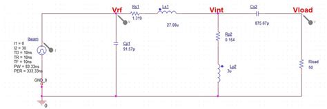 3 Pspice Simulation Schematic For The Two Stage Power Extraction