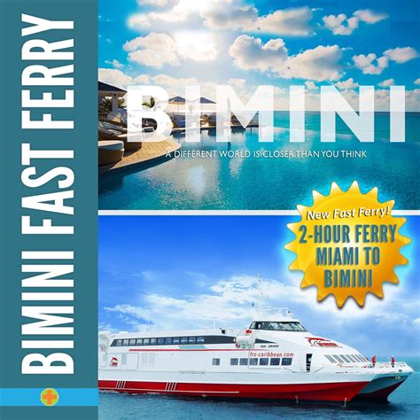 Bimini Fast Ferry Miami To Bimini Bahamas 200 After Taxes And Fees
