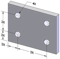 DimXpert Chain Dimension Options 2012 SOLIDWORKS Help