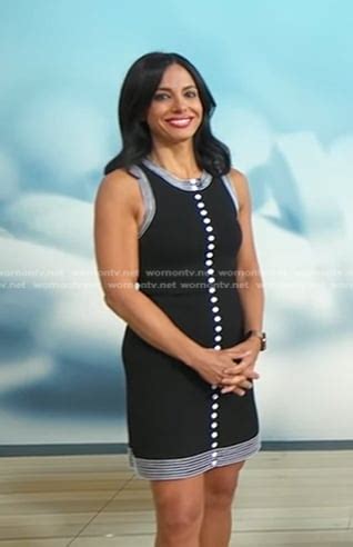 Wornontv Dr Tara Narulas Black Button Front Mini Dress On Good