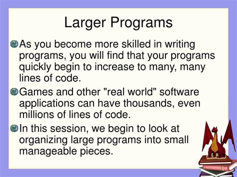 Ppt Organizing Large Programs With Classes Objects And Methods Powerpoint Presentation Id