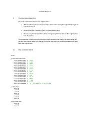 ECE 331 Project 1 Pdf ECE 331 Project 1 I The Description Algorithm For Each 4 Character