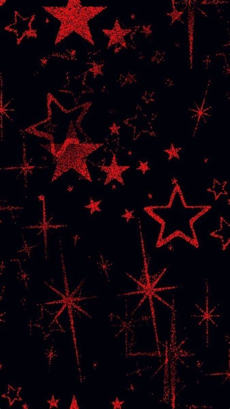 Pin By Siriuslynots On 18th Iphone Wallpaper Stars Red And Black