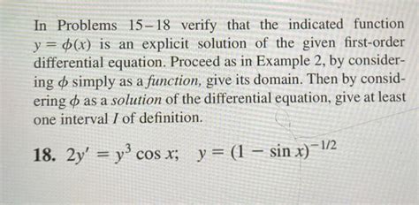 solved in problems 15 18 verify that the indicated function