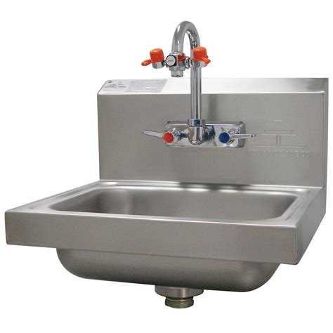 Advance Tabco 7 Ps 55 Hand Sink With Emergency Eye Wash Attachment 17