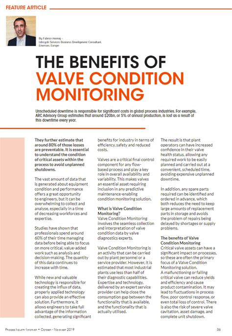 Adding Experts In Valve Condition Monitoring Adding Experts In Valve Condition Monitoring