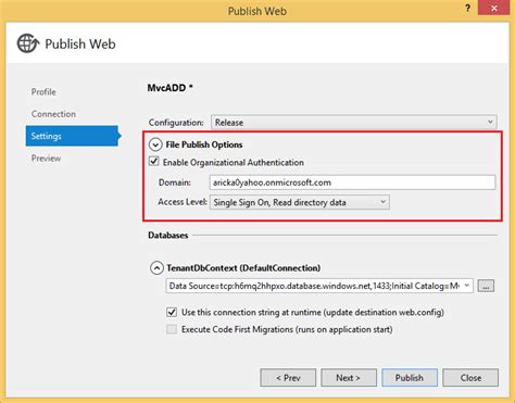 Deploy The Application To Azure