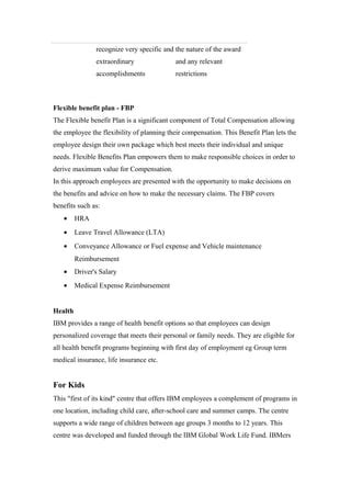 IBM India HR Practices DOC