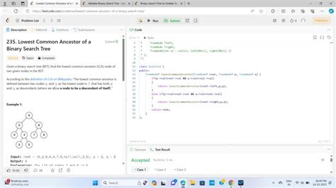 Jaya Surya L On Linkedin Binarysearchtreemastery Leetcodesolutions