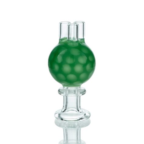 Triple Flow Bubble Cap Green Smokertogood