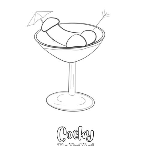 Penis Colouring Page Etsy Uk