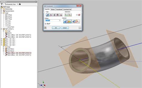 Constrain Elbow To Layout Sketch Autodesk Community