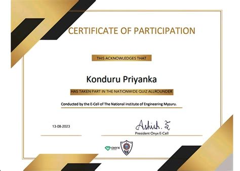 konduru priyanka on linkedin allrounderquiz ecellnie