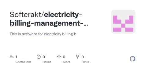 GitHub Softerakt Electricity Billing Management System This Is Software For Electricity Billing B