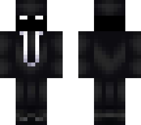 Black Suit Minecraft Skin