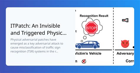 Itpatch An Invisible And Triggered Physical Adversarial Patch Against