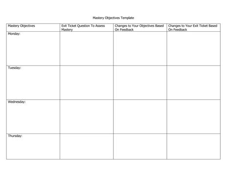 Mastery Objective Plc Protocol Docx